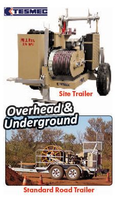Hydraulic, puller, max pull 35kN, max speed 3.6km/h, ALL053, Tesmec ...