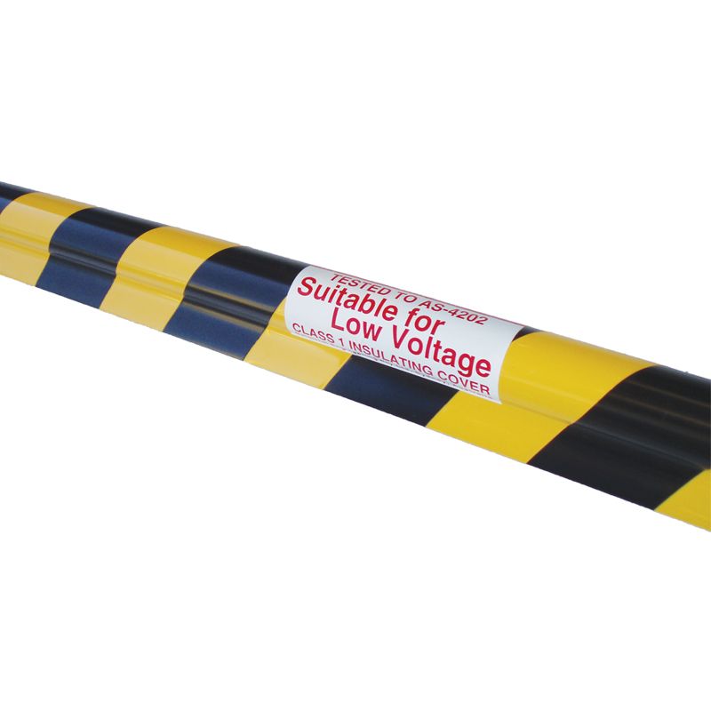 Tiger tail, LV, yellow black, 2.5m Length , | TEN Group