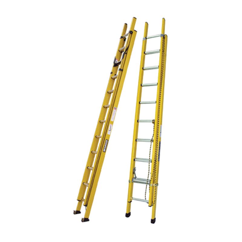 Branach Ladder - Fibreglass Extension Ladder with Pole Strap