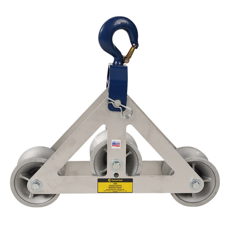 TEN Group | Sheave, triple, 2,950kg WLL, adjustable radius, 495mm to 910mm