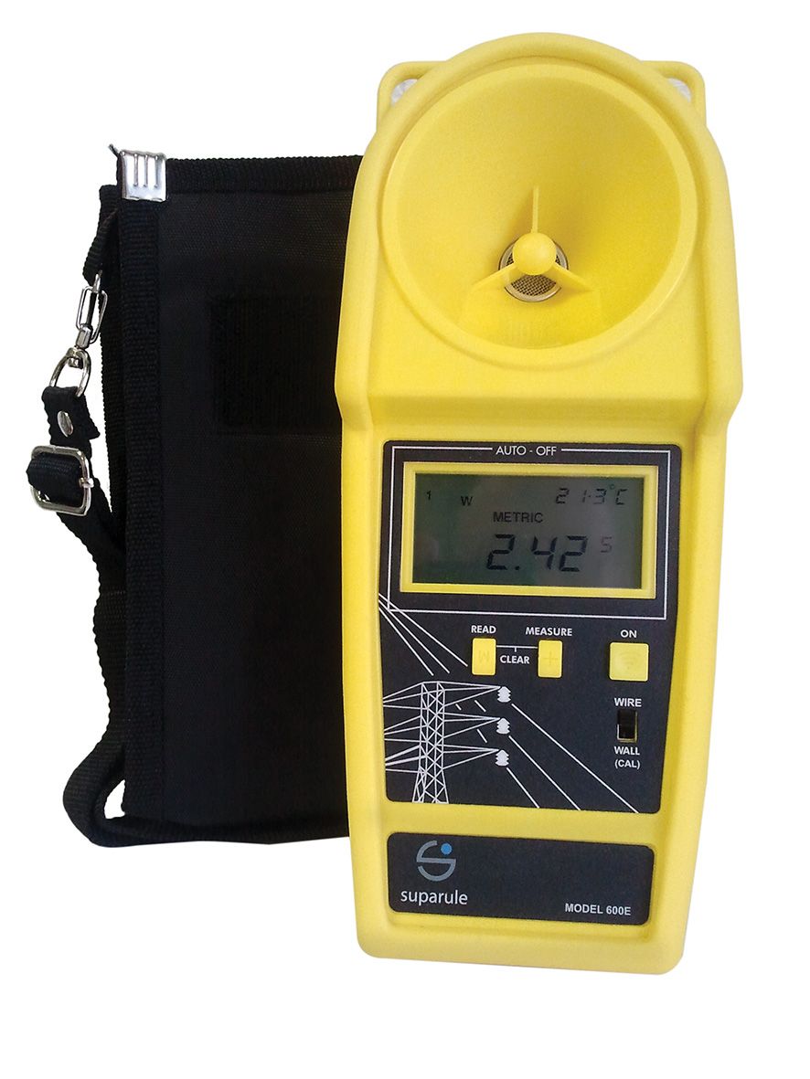 Cable Height Meter, 23m max height, measures 6 cables, Suparule