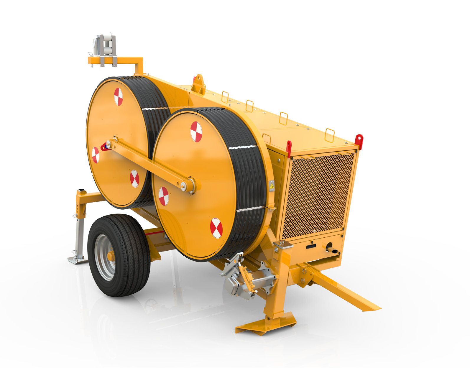 Hydraulic, puller-Tensioner 50kN, HMI, remote control, rope clamps ...