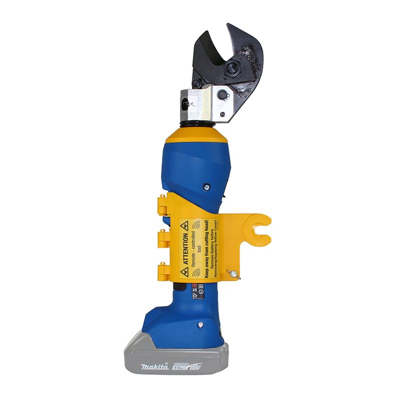 Cutter, battery hydraulic, remote, 18V, b/tooth, 20mm max, Cu/Al/ACSR ...