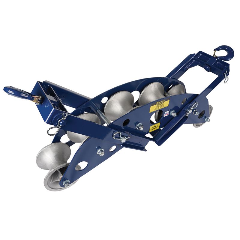 Roller, sheave, heavy duty, 1220mm radius, 12 rollers, 1818kg WLL ...