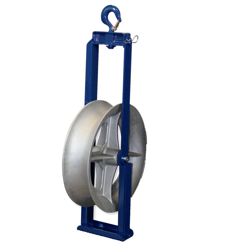 Sheave, hook type, 610mm diameter, 1,818 kg WLL, 127mm wide, Current Tools