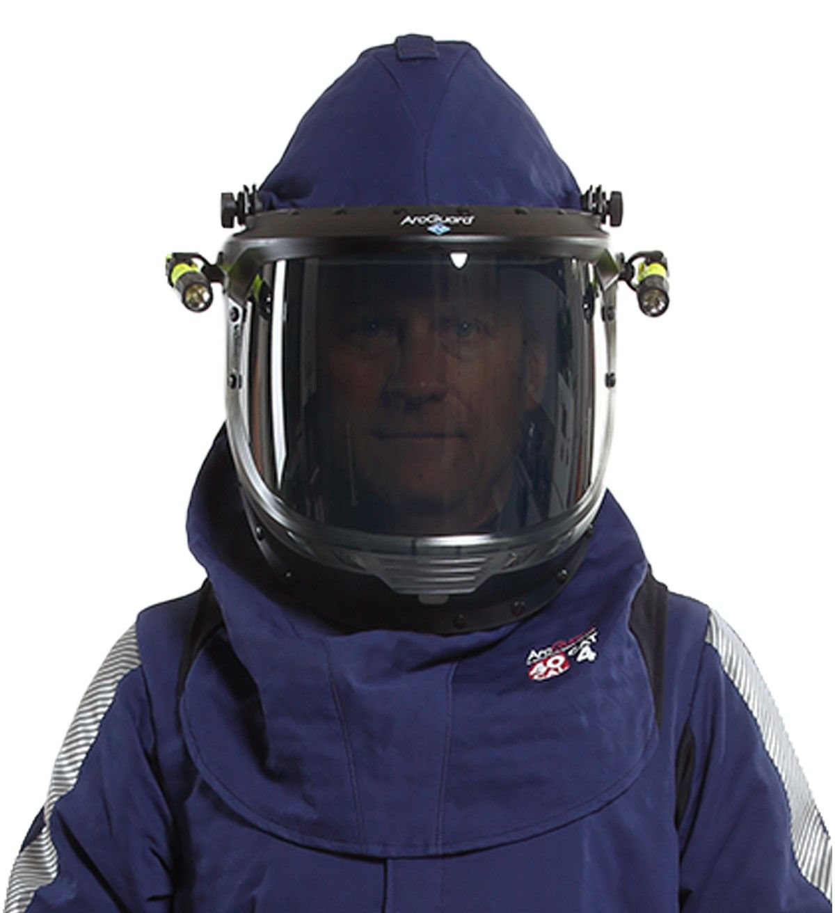 Arc flash kit, Medium, 40cal, 9.5oz/yd, ArcGuard, lift front hood ...