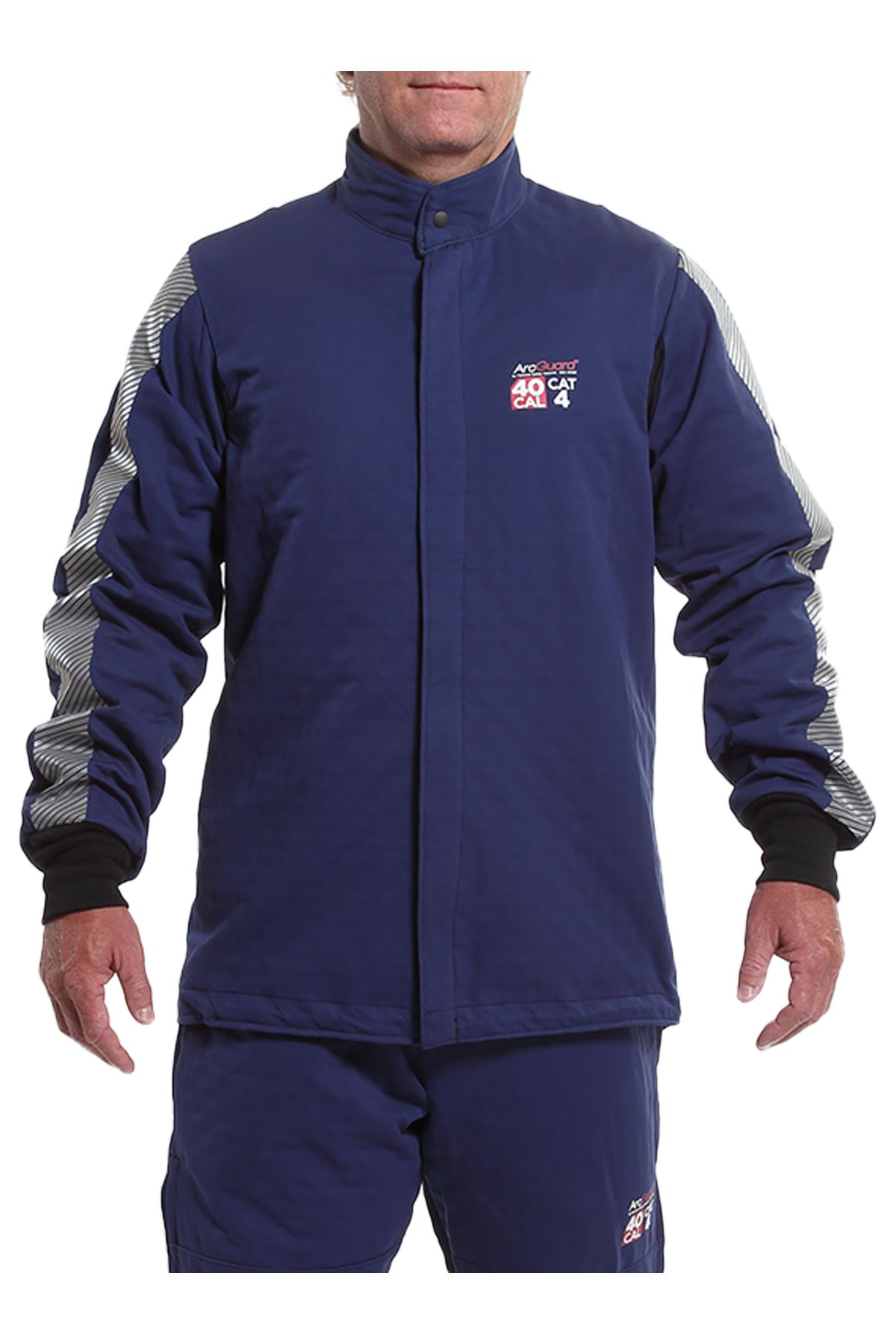 Jacket, arc flash, 40cal/cm2, small, lightweight 9.5oz/yd, NSA | TEN Group