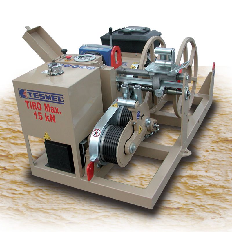 15kN Hydraulic Puller, Tesmec
