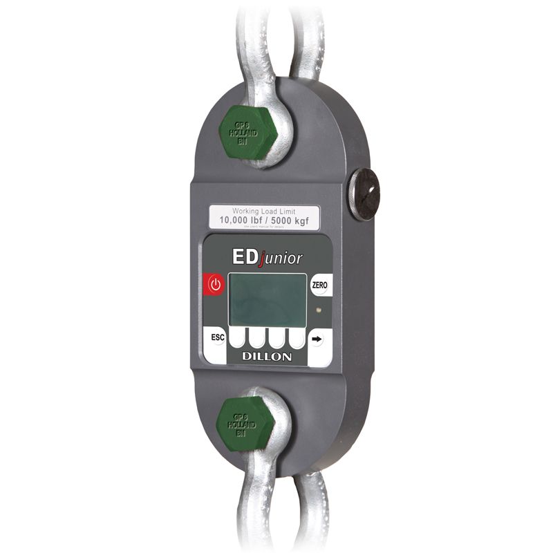 5T/50kN Digital Dynamometer,+/-0.2%, 5kg Division, Dillon