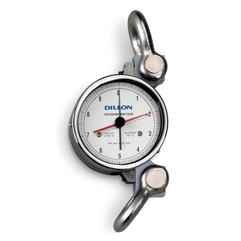 1T/10kN Analogue Dynamometer,125mm Dial, +/-0.5% Accuracy,10kg Division ...