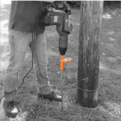 Driver, earth rod, 12.7mm, 14mm, 16mm & 19mm rods, SDS max hammer ...