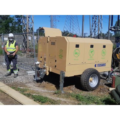 30kN Tesmec Electric CablePulling Machine, zero emission