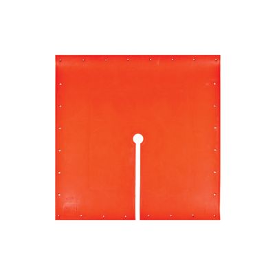 Blanket, rubber, split, HV, class 4, orange, 900 x 900mm, 2" hole, ASTM ...